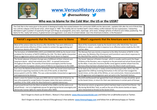 Origins of the Cold War Lessons | Teaching Resources