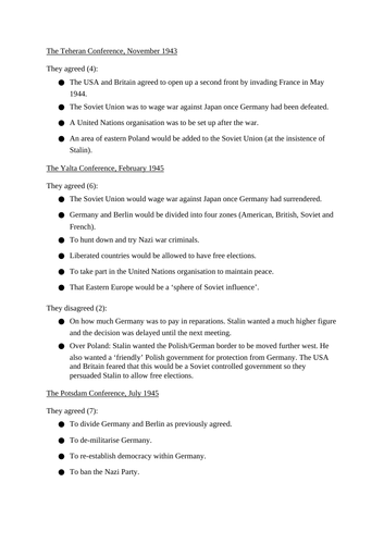 Origins of the Cold War Lessons | Teaching Resources
