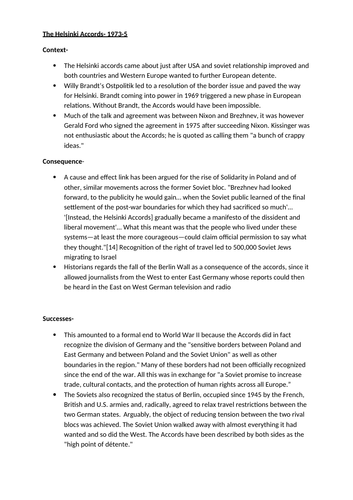 End of the Cold War Lessons | Teaching Resources