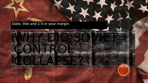 End of the Cold War Lessons | Teaching Resources
