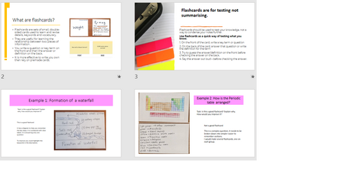Effective Flashcards Teaching Resources