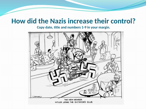 Control, Dictatorship and Life in Nazi Germany, 1933-39 | Teaching ...