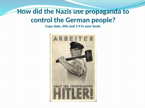 Control, Dictatorship and Life in Nazi Germany, 1933-39 | Teaching ...