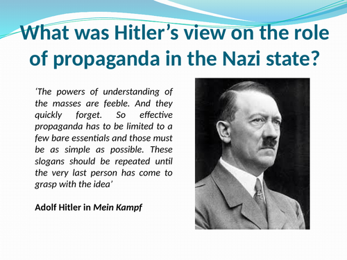 Control, Dictatorship and Life in Nazi Germany, 1933-39 | Teaching ...