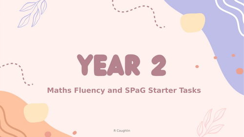 Year 2 Maths and English Starter Tasks | Teaching Resources