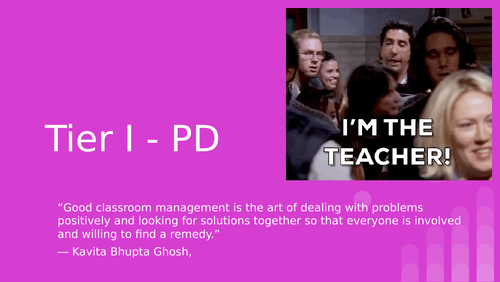 Tier 1 Professional Development Bundle | Teaching Resources