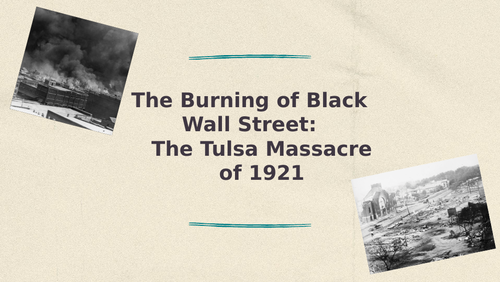 Tulsa Race Massacre Lesson Bundle | Teaching Resources