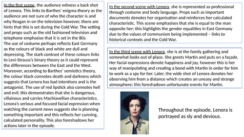Character profile of Lenora - 'Deutschland 83' OCR media revision ...