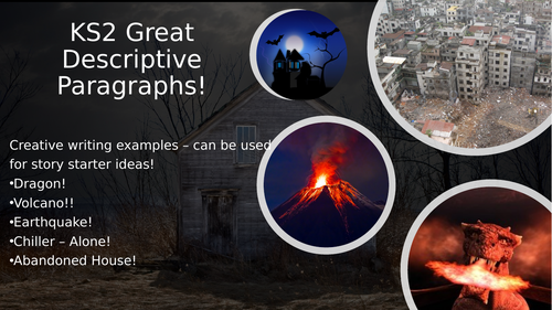 KS2 Powerpoint Descriptive Paragraph Ideas - Can be used as Story ...