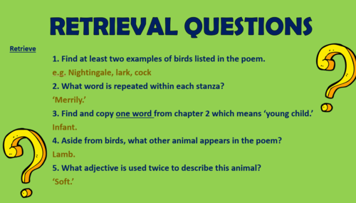 Spring - William Blake - KS2 Reading Comprehension Lesson! | Teaching ...