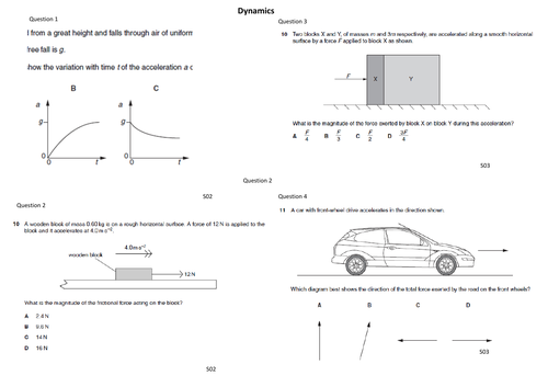AS/A2 Newton's Laws of Motion - Proper explanation using tough CEI exam ...