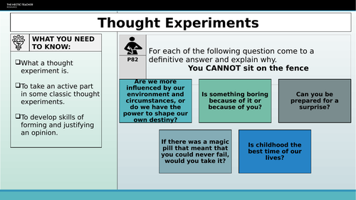 KS3 PSHCE - Moral Thinking *2024* | Teaching Resources