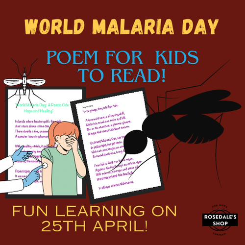 World Malaria Day: A Poem of Hope and Healing ~ Kids FUN Reading Lesson ...