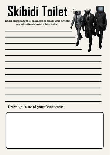 Skibidi Toilet Writing bundle | Teaching Resources