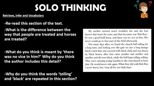 Black Beauty Reading Comprehension - Lesson 1! | Teaching Resources