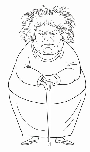 Mrs. Twit (The Twits by Roald Dahl) Describe the Book Character Booklet ...