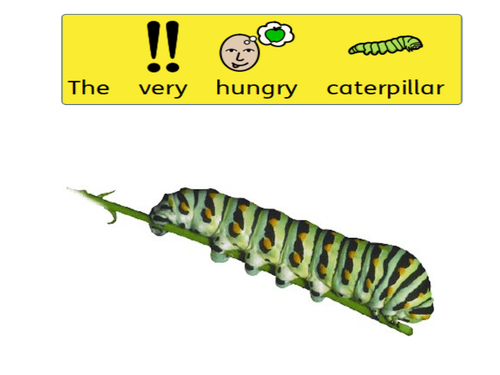 ''The Very Hungry Caterpillar Literacy PowerPoints: Supporting ASD, SLD ...