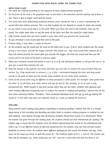 PHONICS SOUND PACK WITH SPELLING & SYLLABLE RULES | Teaching Resources