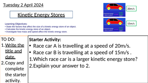 AQA GCSE Combined Science Physics (Foundation Tier): Energy Bundle: 11 ...