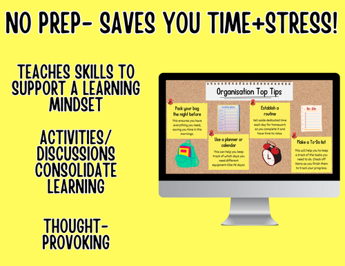 Back To School Assembly- Learning Mindset KS3 KS4 + Form Time ...