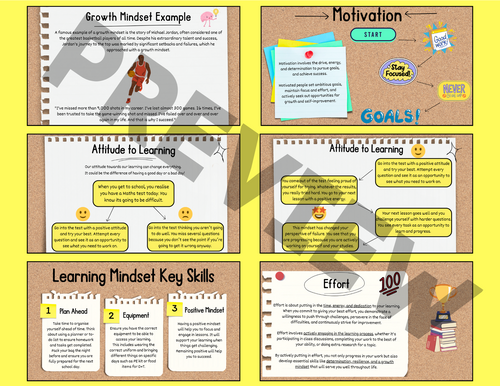 Back To School Assembly- Learning Mindset KS3 KS4 + Form Time ...