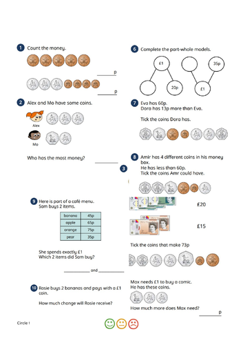 Maths planning, Year 2 money, whole unit, PowerPoints and Worksheets ...