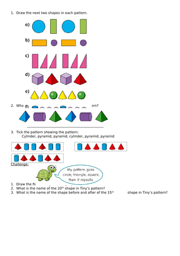 Maths planning, Year 2 shape, whole unit, PowerPoints and Worksheets ...