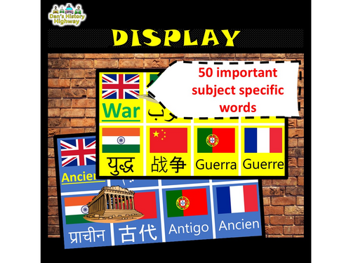 EAL History Posters (English as an Additional Language) | Teaching ...