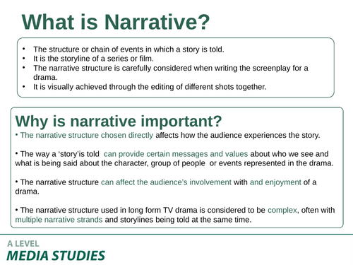 Narrative types in long form television drama - OCR A level Media ...