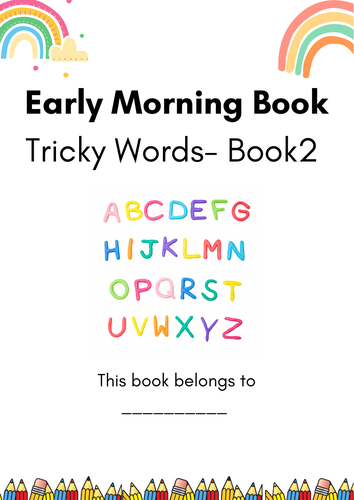Tricky Word Practice Book Pack | Teaching Resources