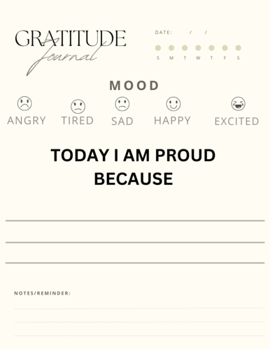 7 days mindfulness journal for teachers | Teaching Resources