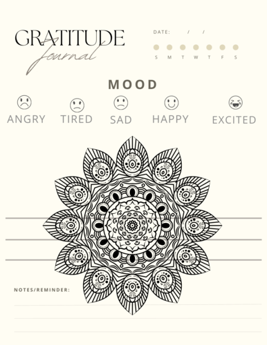 7 days mindfulness journal for teachers | Teaching Resources