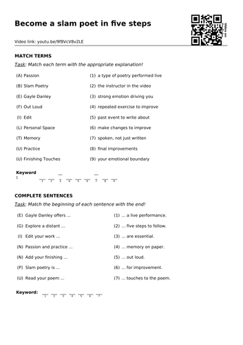 Become a slam poet in five steps | Teaching Resources