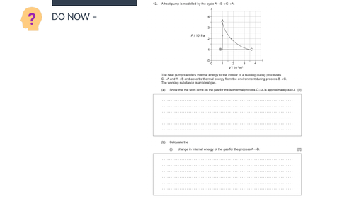 B4 Thermodynamics HL Physics IB | Teaching Resources