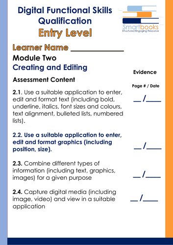 Digital Functional Skills - Module 2 - Creating & Editing - Unit 2.2 ...