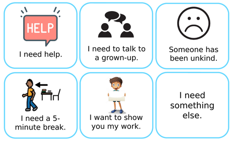 Communication cards | Teaching Resources