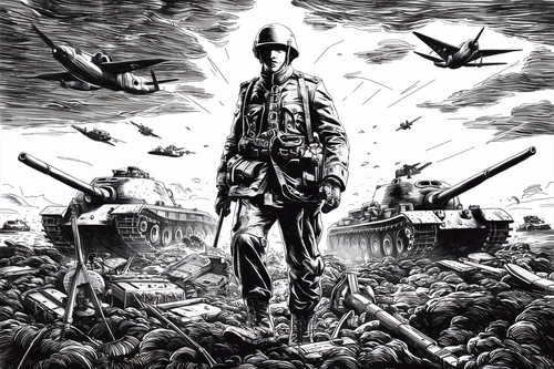 WW2 World War 2 WWII Soldiers etc. Coloring Sheets Colouring Pages ...
