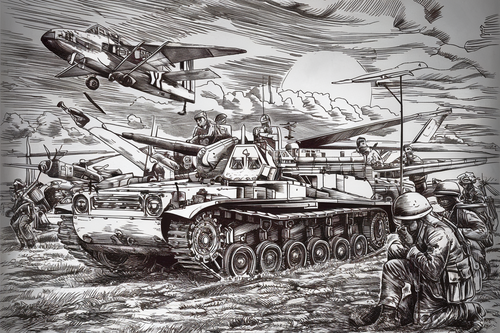 WW2 World War 2 WWII Soldiers etc. Coloring Sheets Colouring Pages ...