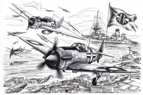 WW2 World War 2 WWII Soldiers etc. Coloring Sheets Colouring Pages ...