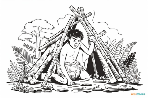 HISTORY Stone Age, prehistoric era Coloring Sheets Colouring Pages ...