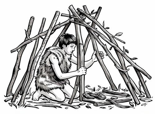 HISTORY Stone Age, prehistoric era Coloring Sheets Colouring Pages ...