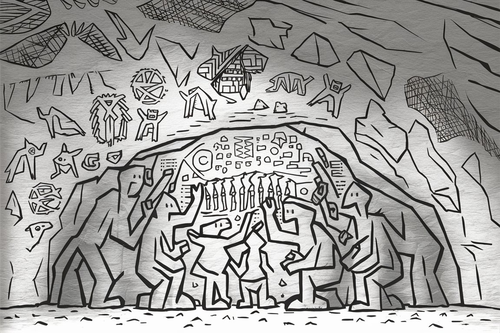 HISTORY Stone Age, prehistoric era Coloring Sheets Colouring Pages ...