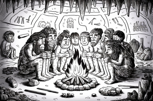 HISTORY Stone Age, prehistoric era Coloring Sheets Colouring Pages ...