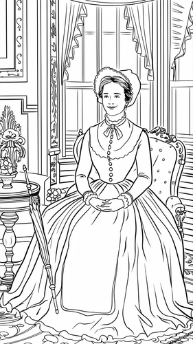 NEW The Victorians / Victorian era Coloring Sheets Colouring Pages ...