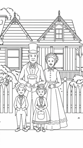 NEW The Victorians / Victorian era Coloring Sheets Colouring Pages ...