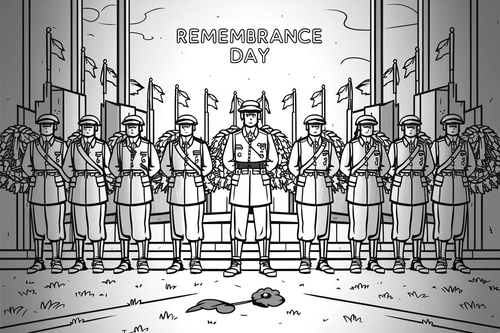 Remembrance Day WW1 World War 1 WW2 Coloring Sheets Colouring Pages ...