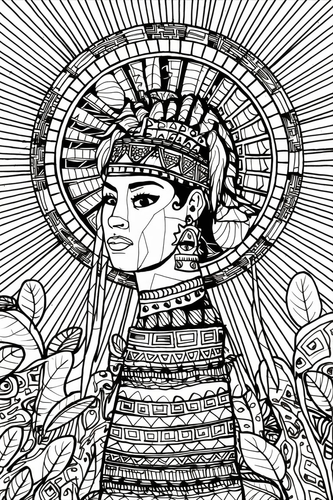 HISTORY The Aztecs, prehistoric era Coloring Sheets Colouring Pages ...