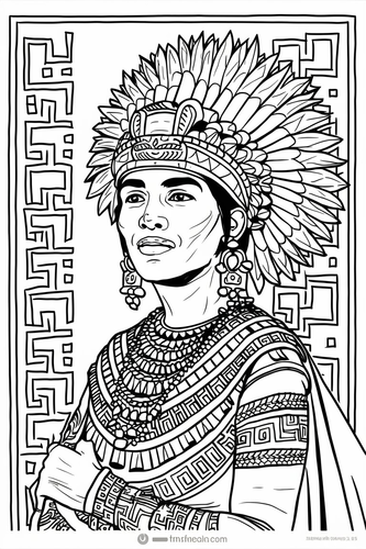HISTORY The Aztecs, prehistoric era Coloring Sheets Colouring Pages ...