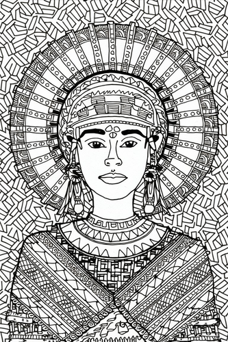 HISTORY The Aztecs, prehistoric era Coloring Sheets Colouring Pages ...