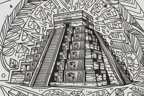 HISTORY The Aztecs, prehistoric era Coloring Sheets Colouring Pages ...